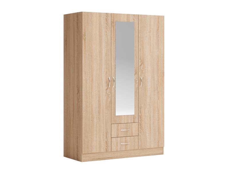 Трикрилен гардероб Аполо 11 - Топ Цени | Мебели Онлайн Orhideamebel.com